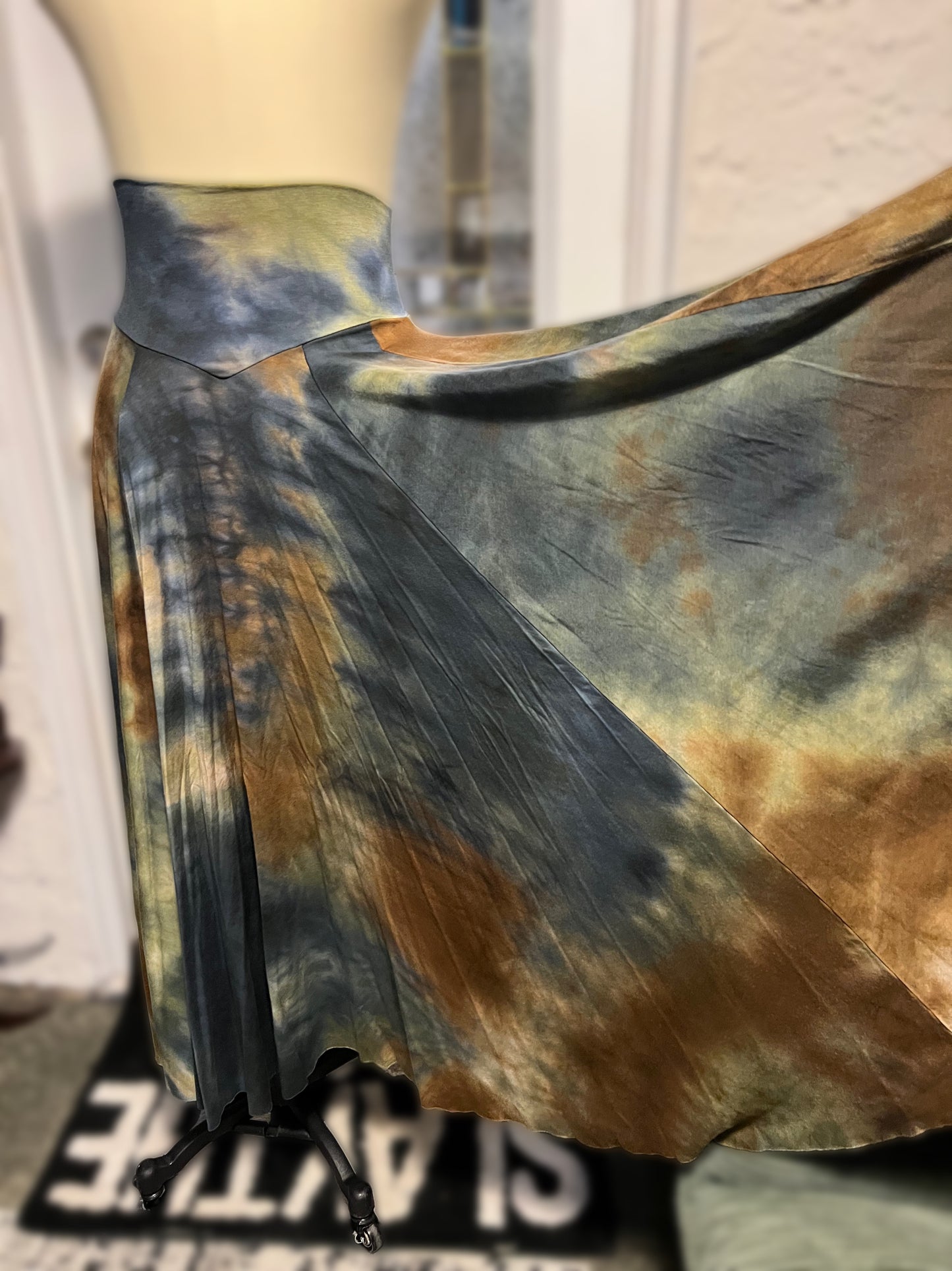 Danse Macabre Skirt with pearl snaps OOAK – HagCraft Farm